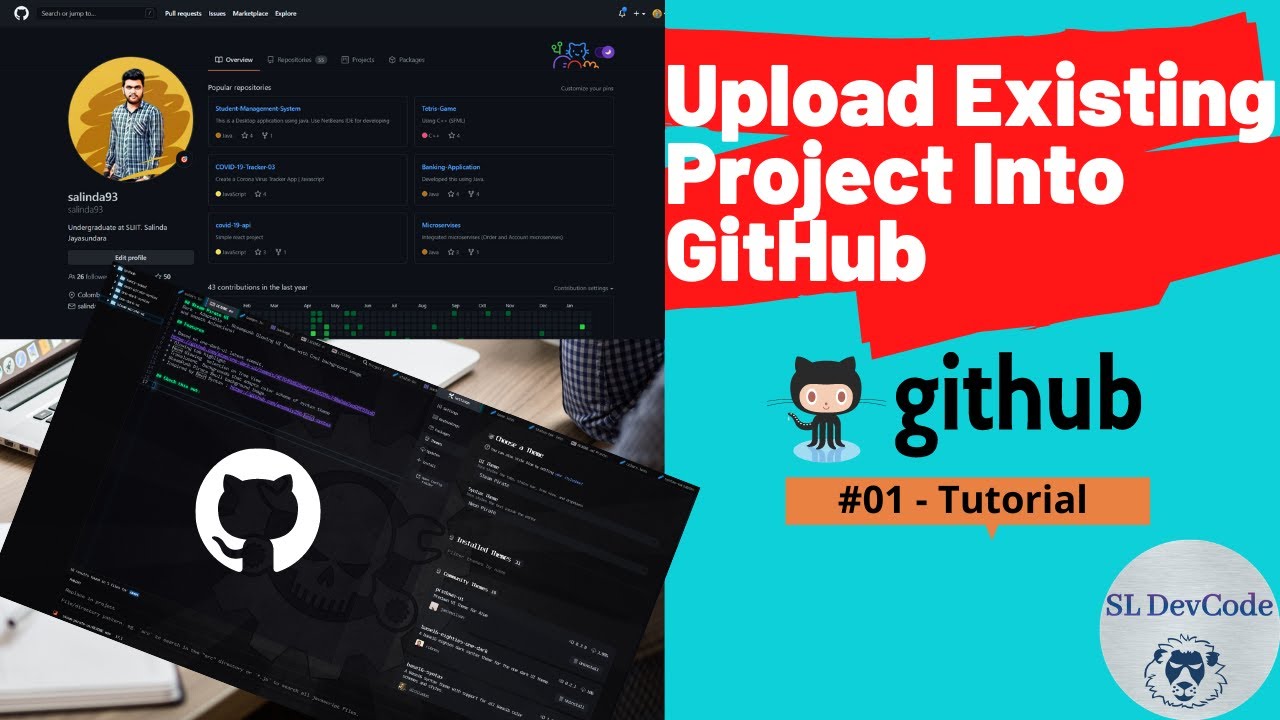 Git Tutorial For Beginners 01 How To Upload Existing Projects Into