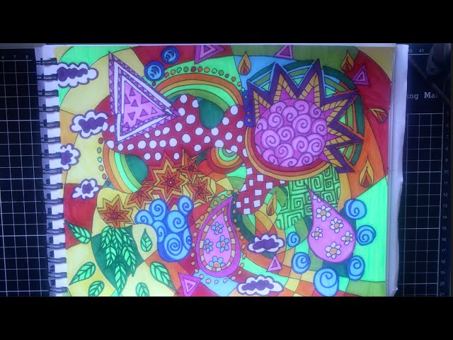 Trippy Sharpie Drawing
