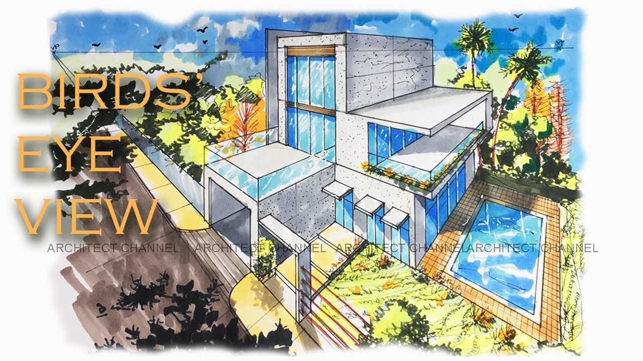 Perspective Drawing Birds Eye View