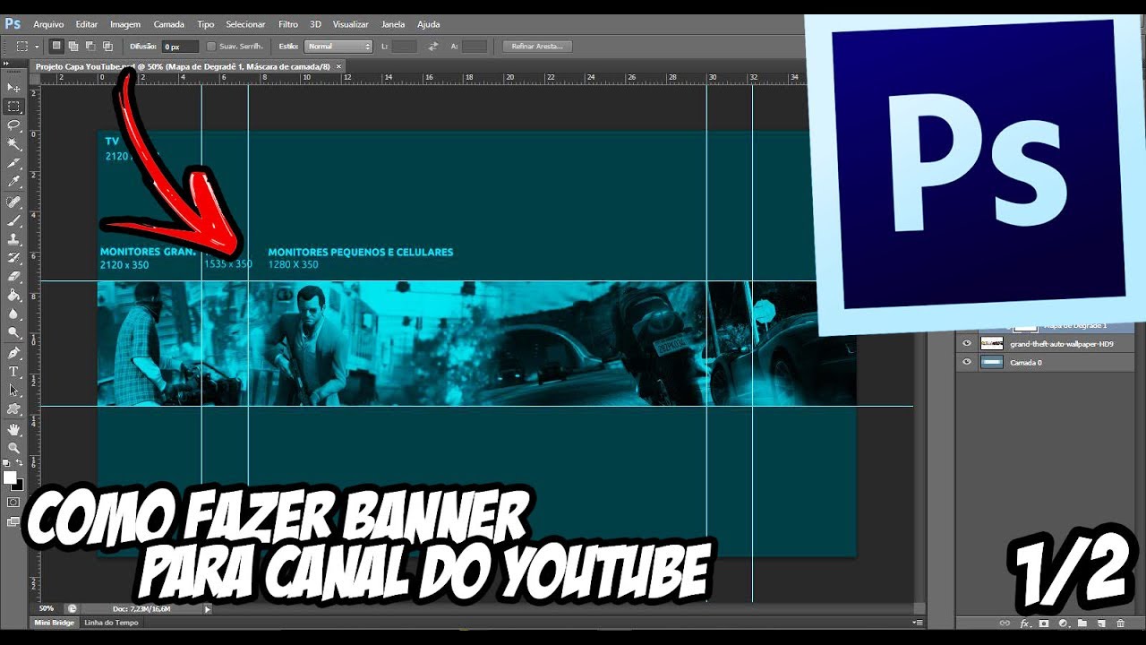 Como Fazer Um Banner Para Canal No Youtube Youtube