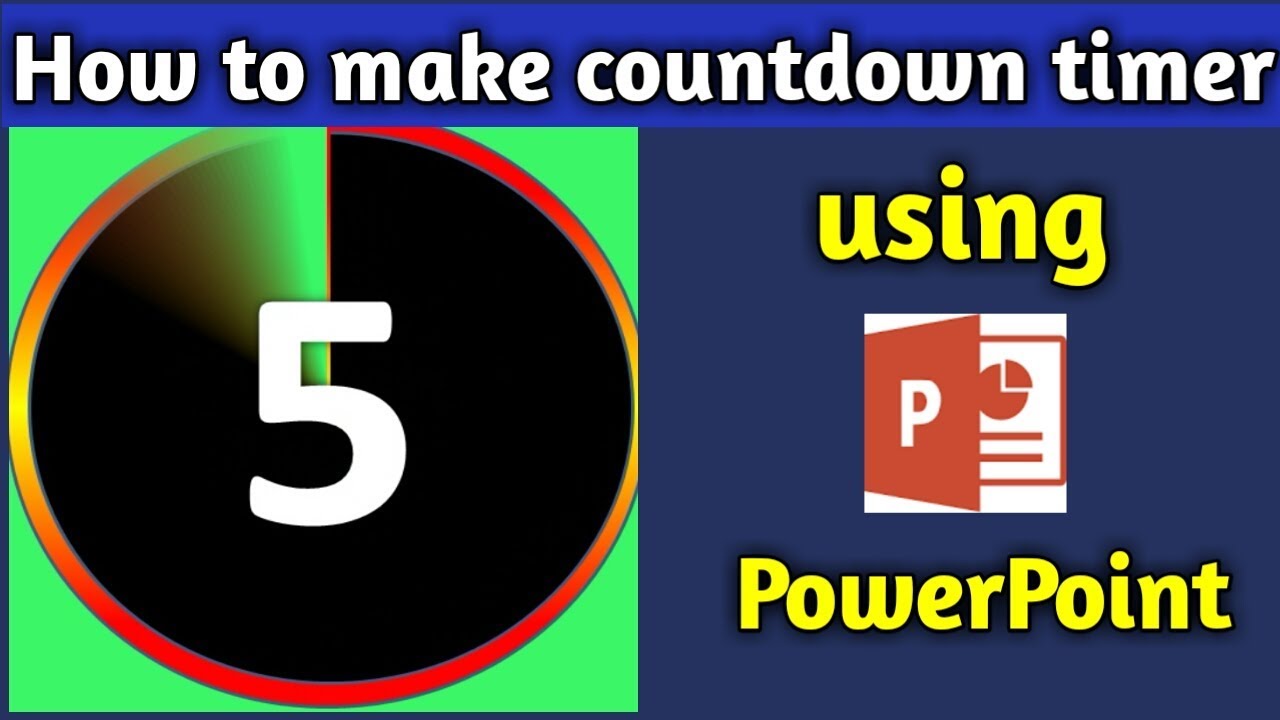 How To Make Countdown Timer Using Microsoft Powerpoint Presentation