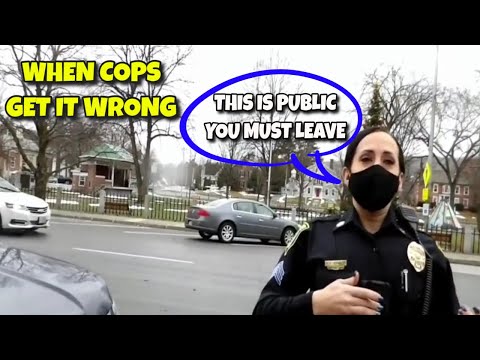 Female Cop Doesn T Know The Law Unlawful Trespass By Cops Youtube