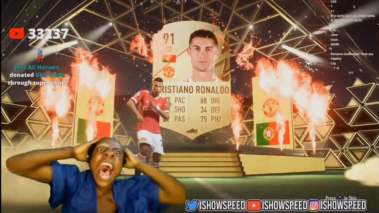 Ishowspeed Finally Pulls Ronaldo Youtube