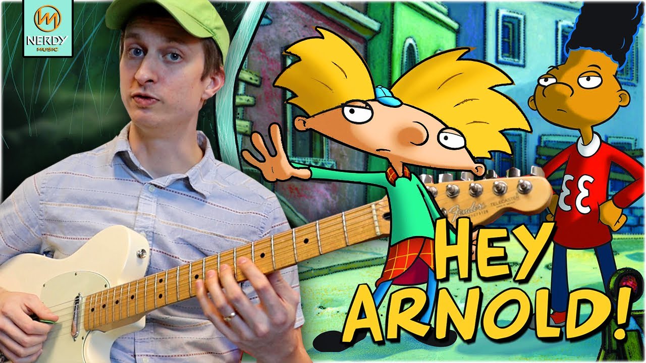 Hey Arnold Ending Theme Stompin Guitar Tutorial Youtube