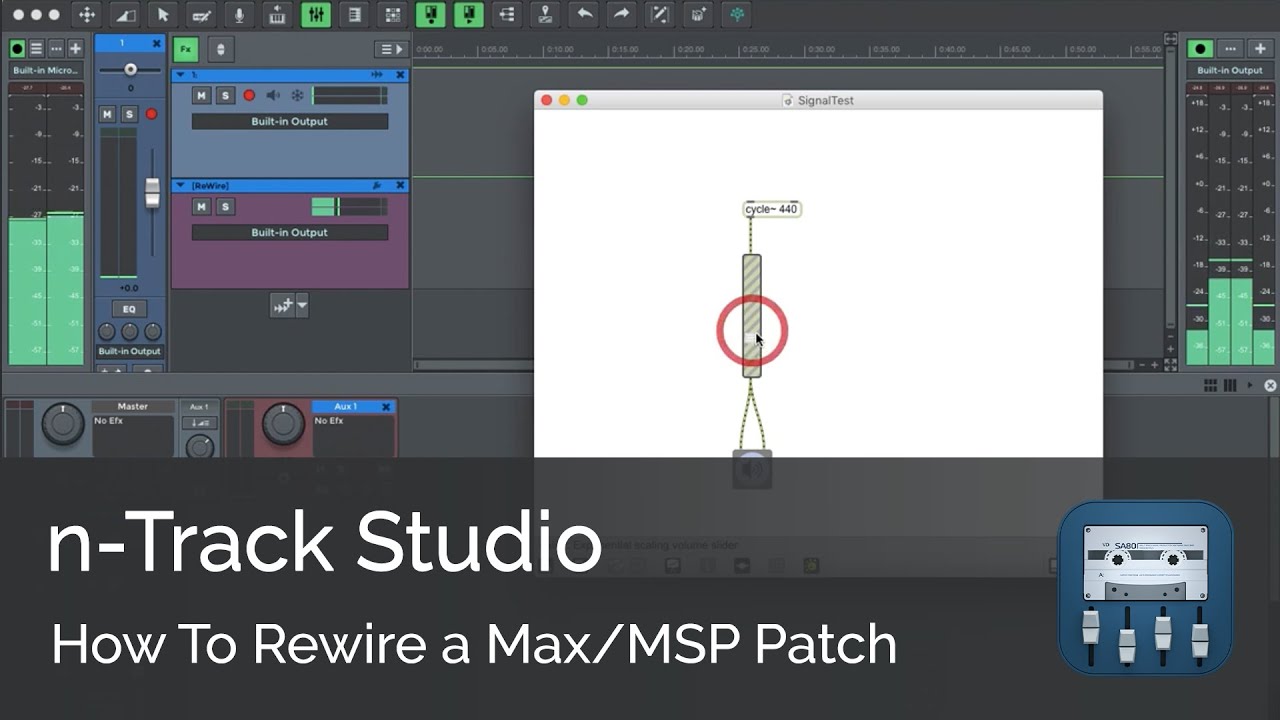 How To Rewire A Max Msp Patch N Track Studio Youtube