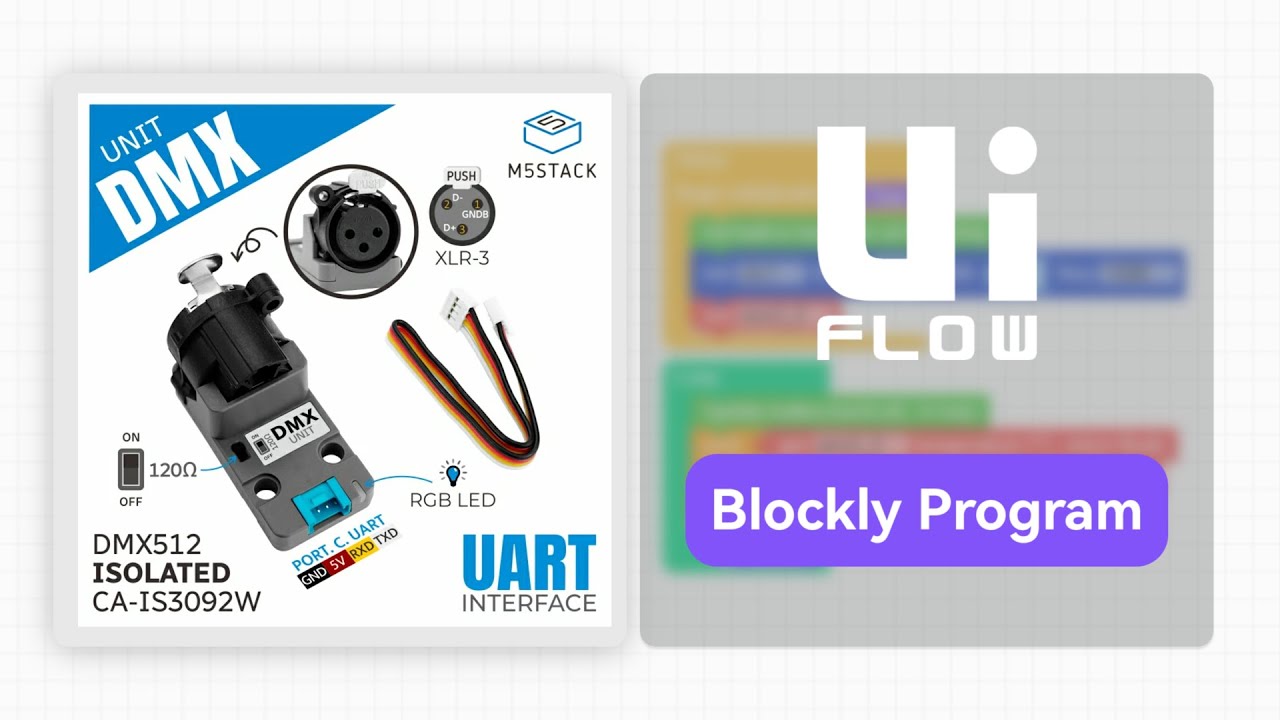 Unit Dmx Uiflow2 0 Unit Programming Application Youtube