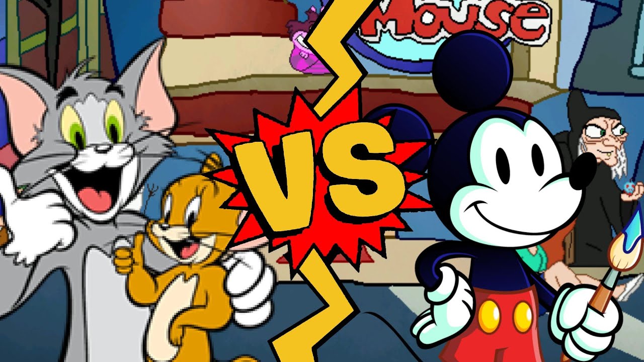 M U G E N Battles Tom Cat Jerry Mouse Vs Mickey Mouse Tom And Jerry