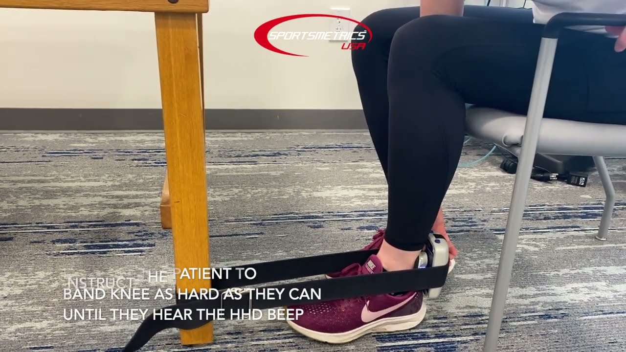 Isometric Quadriceps Hamstring Testing Hhd Youtube