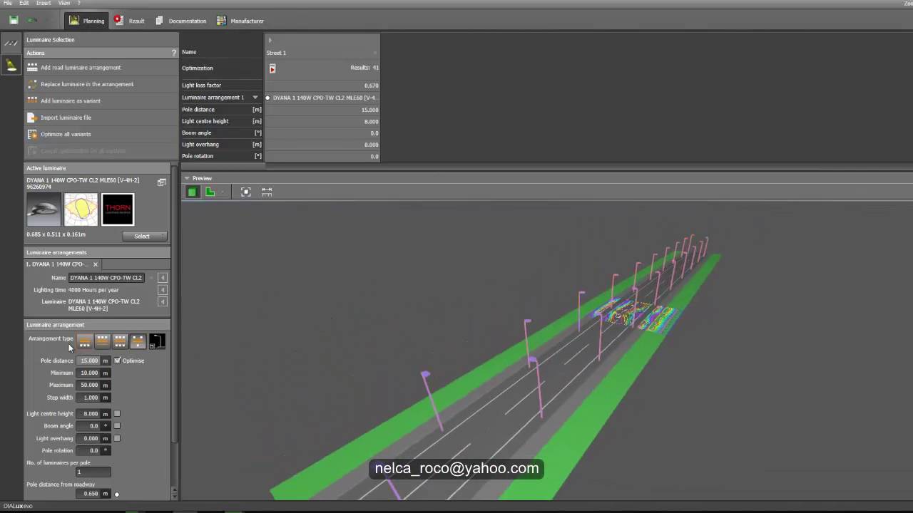 Dialux Lighting Calculation Shelly Lighting