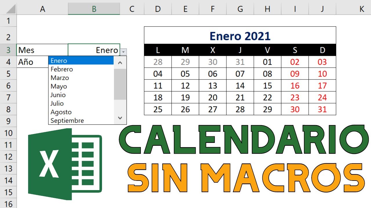 Como Insertar Calendario 2025 En Excel