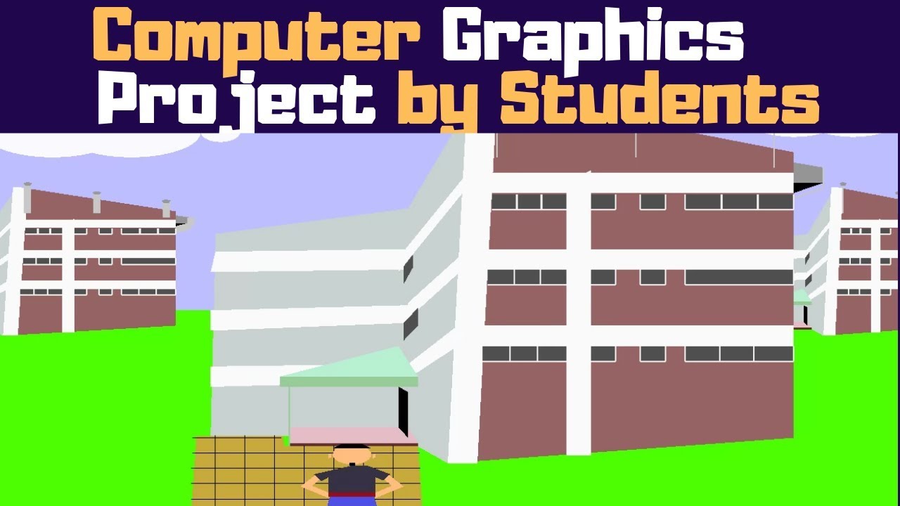 Computer Graphics Project By Students Using Opengl Youtube