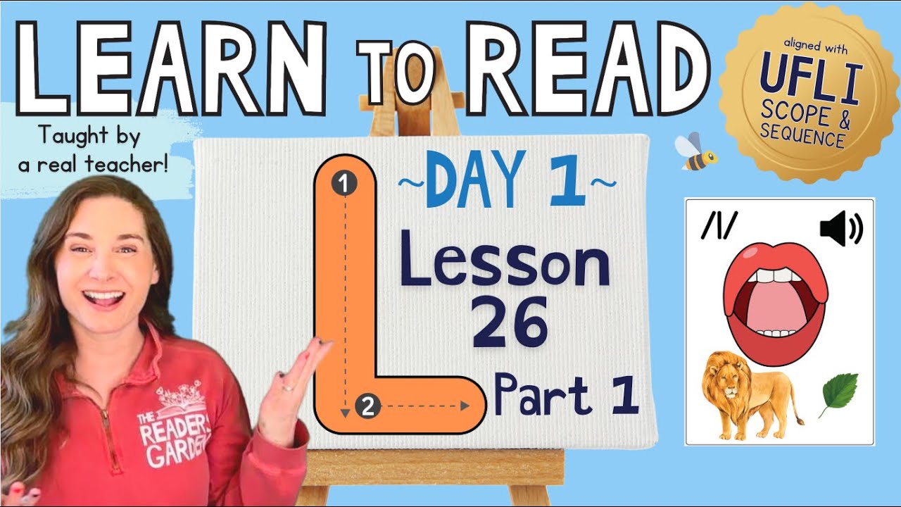 рџ љ Lesson 26 Letter L L Part 1 Day 2 Learn To Read Aligned