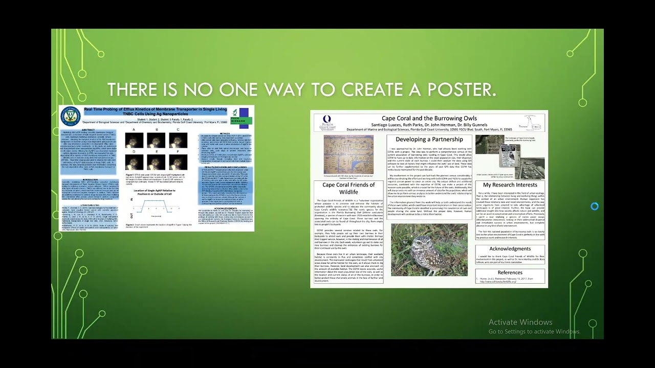 Tips For Making A Research Poster Youtube