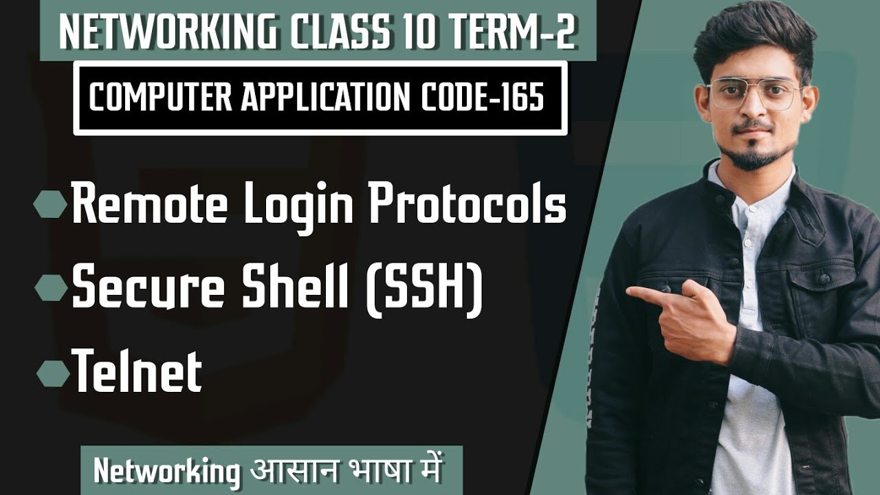 Remote Login Protocol Telnet Ssh Networking Lec 19 Telnet