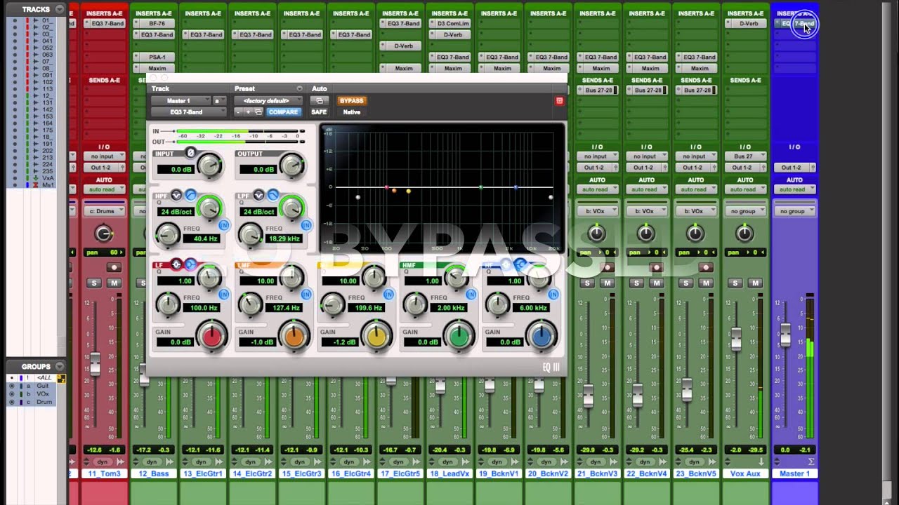 Basic Mastering In Pro Tools 11 With Basic Stock Plugins Youtube