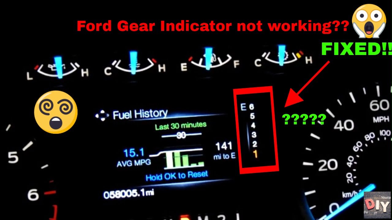 Ford Truck Gear Indicator Not Working Fixed Youtube