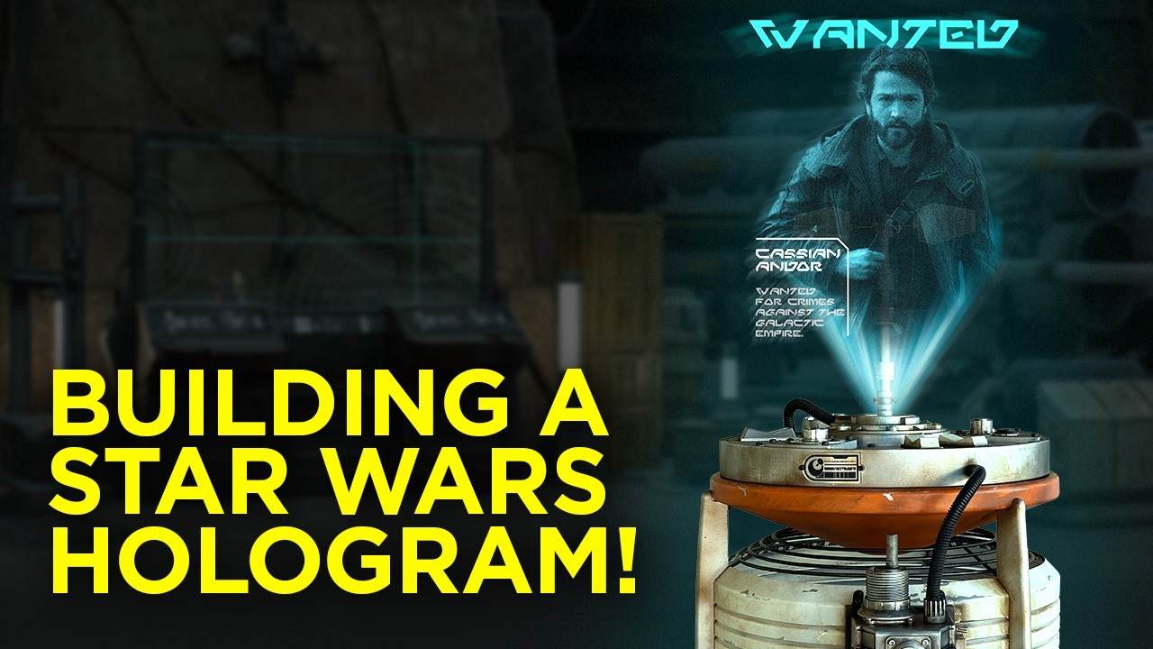 Building A Star Wars Hologram Youtube