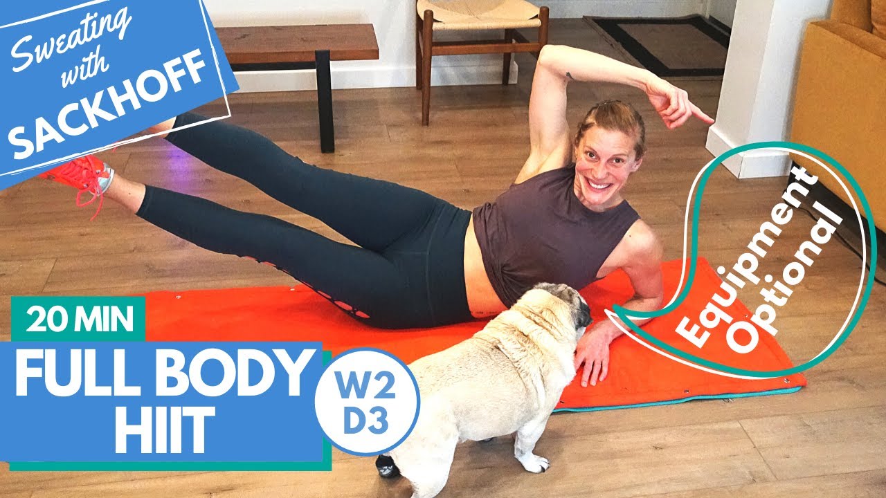 20 Min Hiit Workout Week 2 Day 3 With Katee Sackhoff Youtube