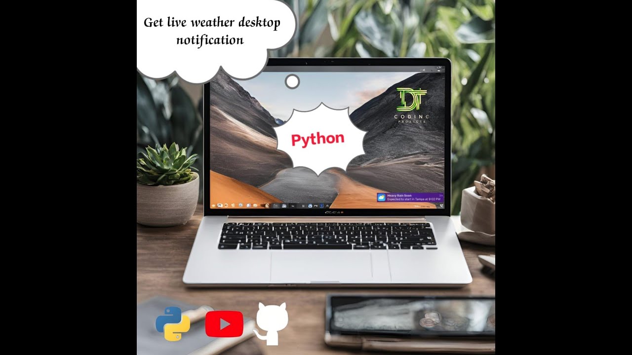5 Live Weather Desktop Notification Codingproject Learningpython