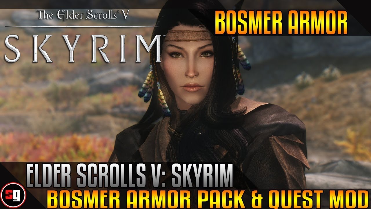 The Elder Scrolls V Skyrim Bosmer Armor Pack Quest Youtube