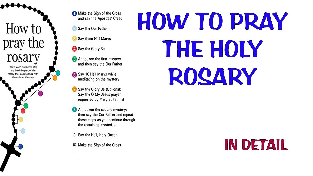 How To Pray The Holy Rosary Youtube