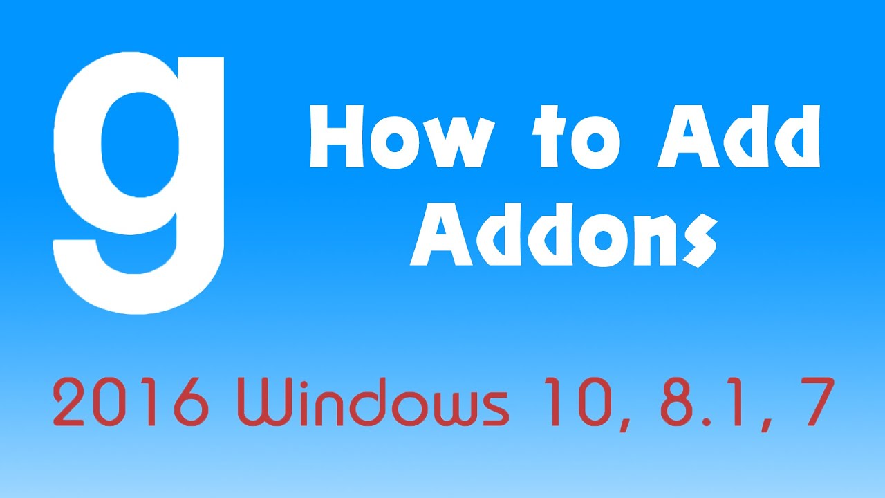 How To Install Gmod Addons Poomono