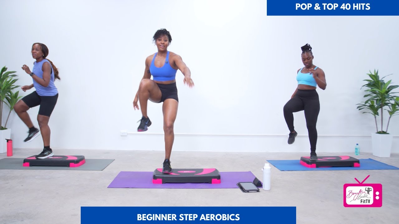 Beginner Step Aerobics Pop Hits Youtube
