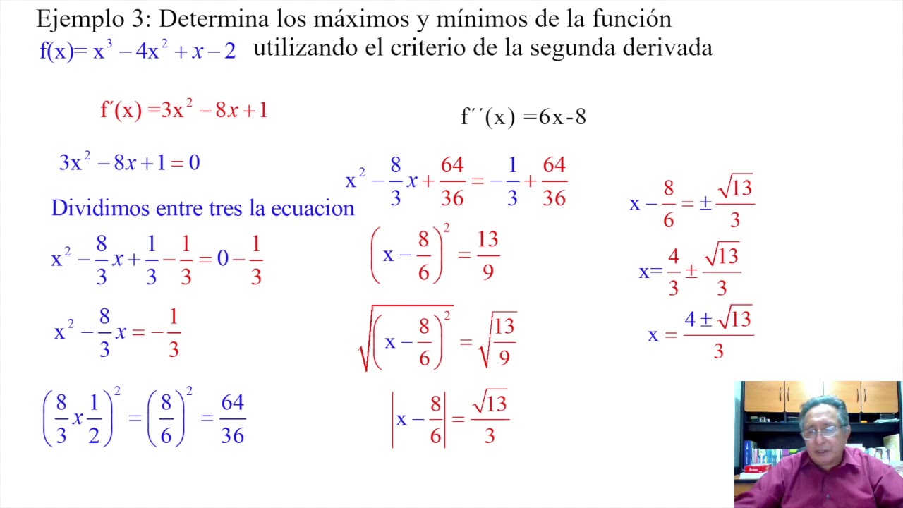 Maximos Y Minimos De Una Funcion