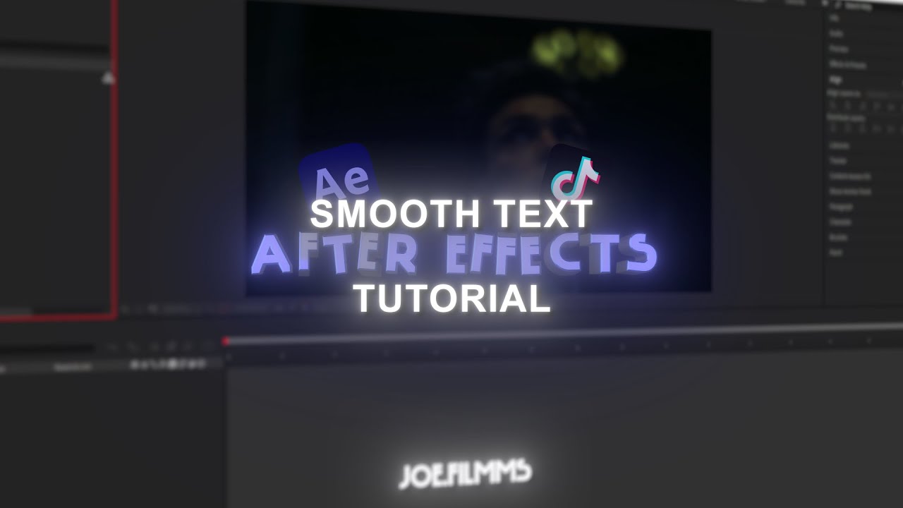 Smooth Text Tutorial After Effects Guide Youtube
