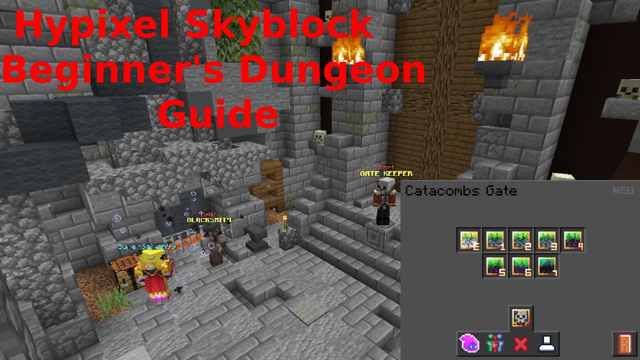 Hypixel Skyblock Beginners Dungeons Guide Youtube