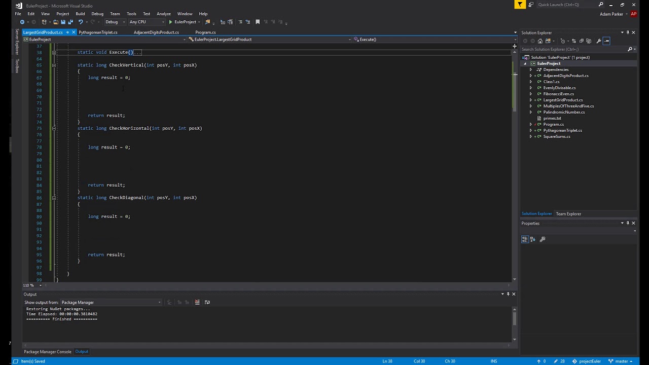 Tackling Project Euler Episode 6 Problem 11 Youtube
