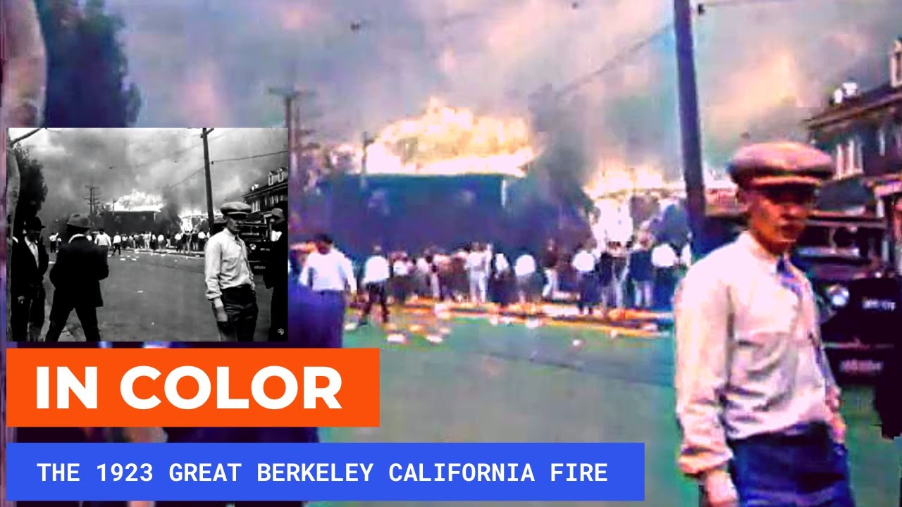 Colorized Amazing Footage Of The 1923 Great Berkeley California