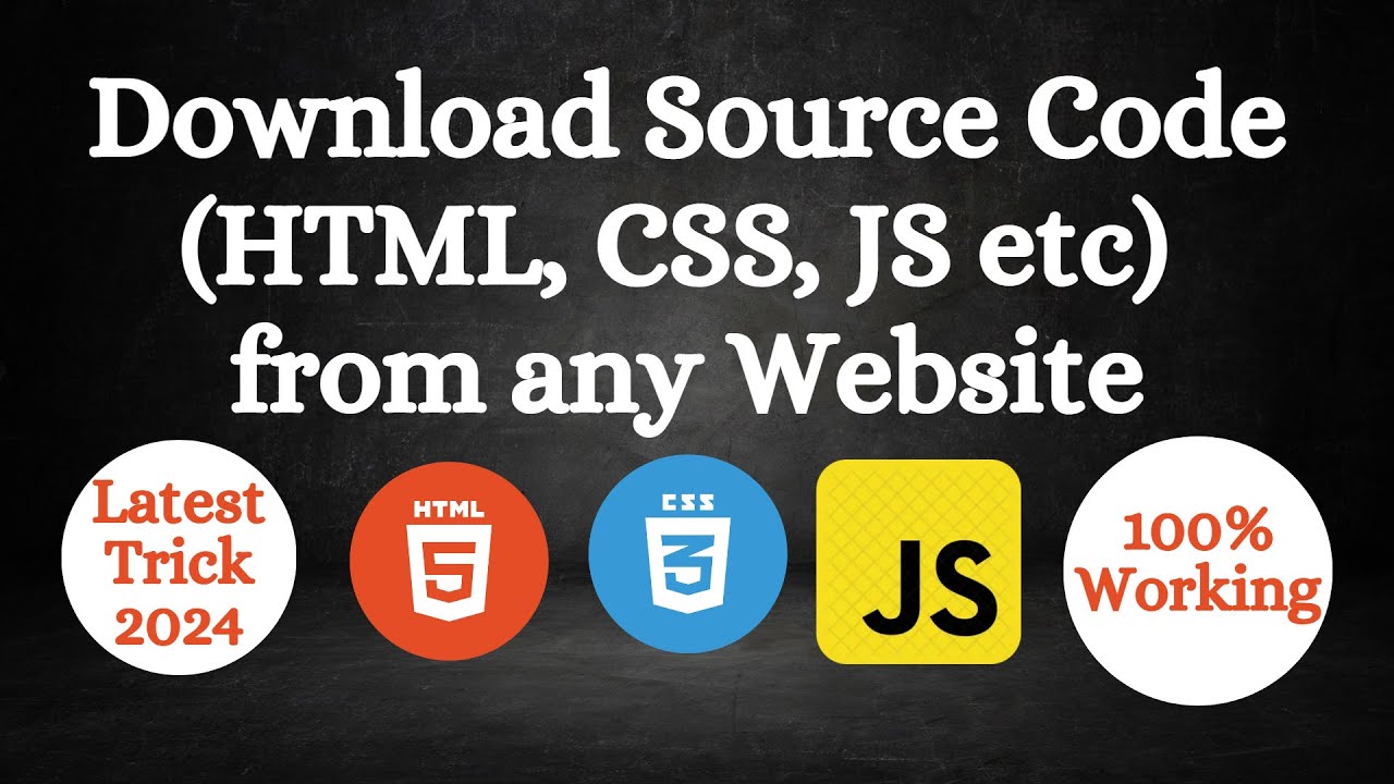 Download Source Code From Website How To Download Source Code Html