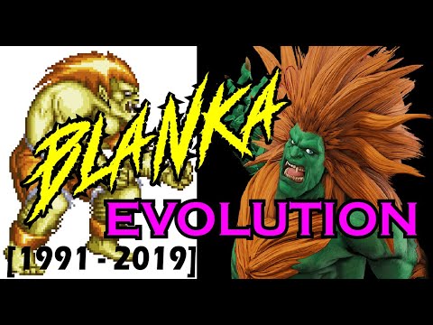 Street Fighter Blanka Evolution 1991 2019 Youtube