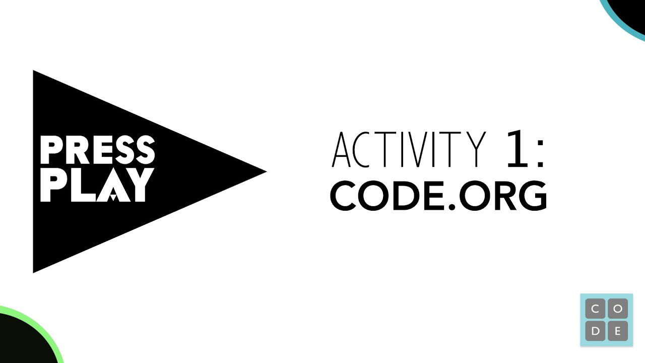 Activity 1 Code Org Youtube