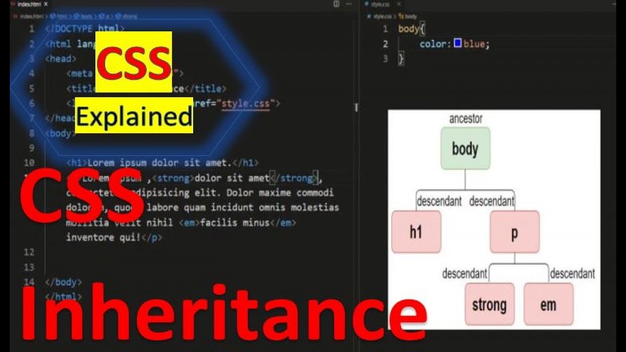 Css Inheritance Css Explained Smartcode Youtube