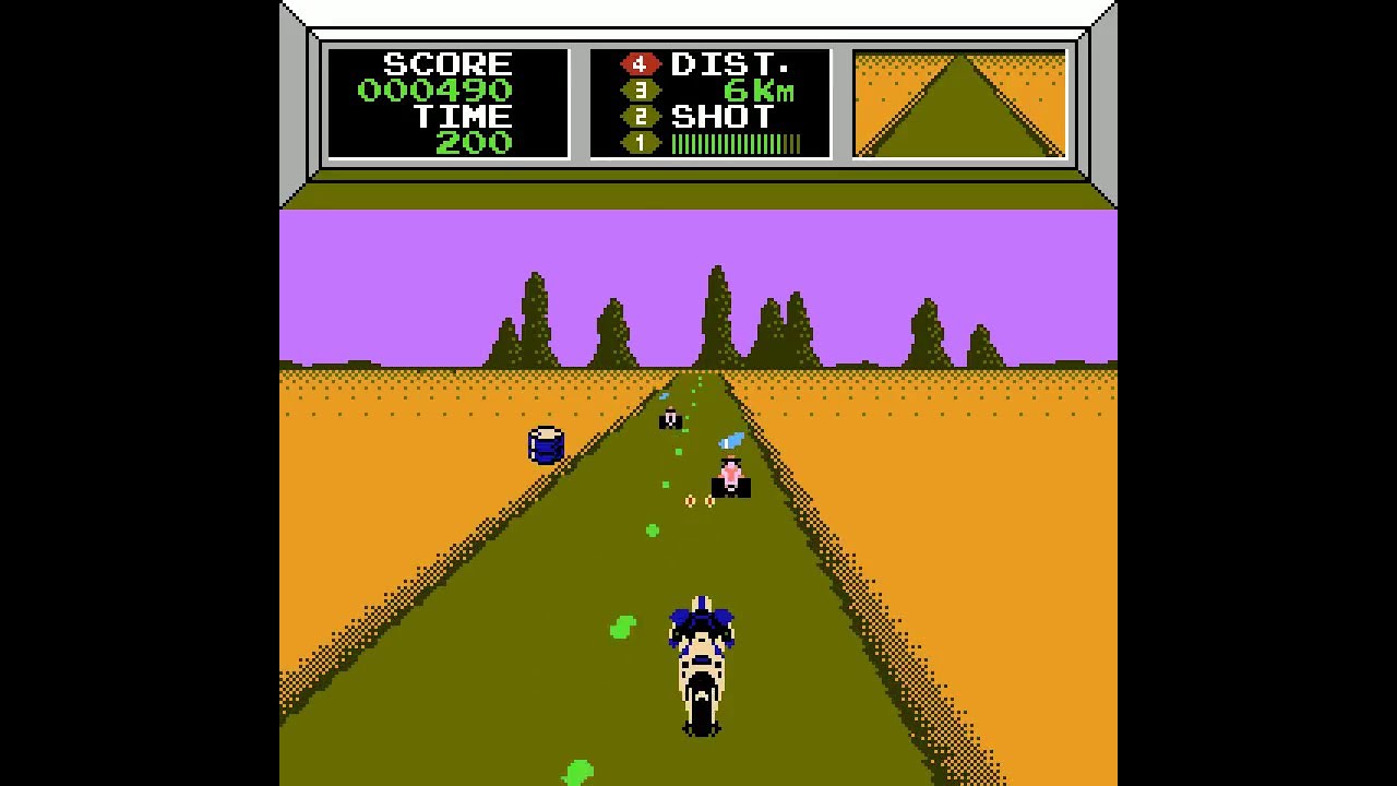 Mach Rider Nes Nintendo Full Endurance Playthrough Youtube