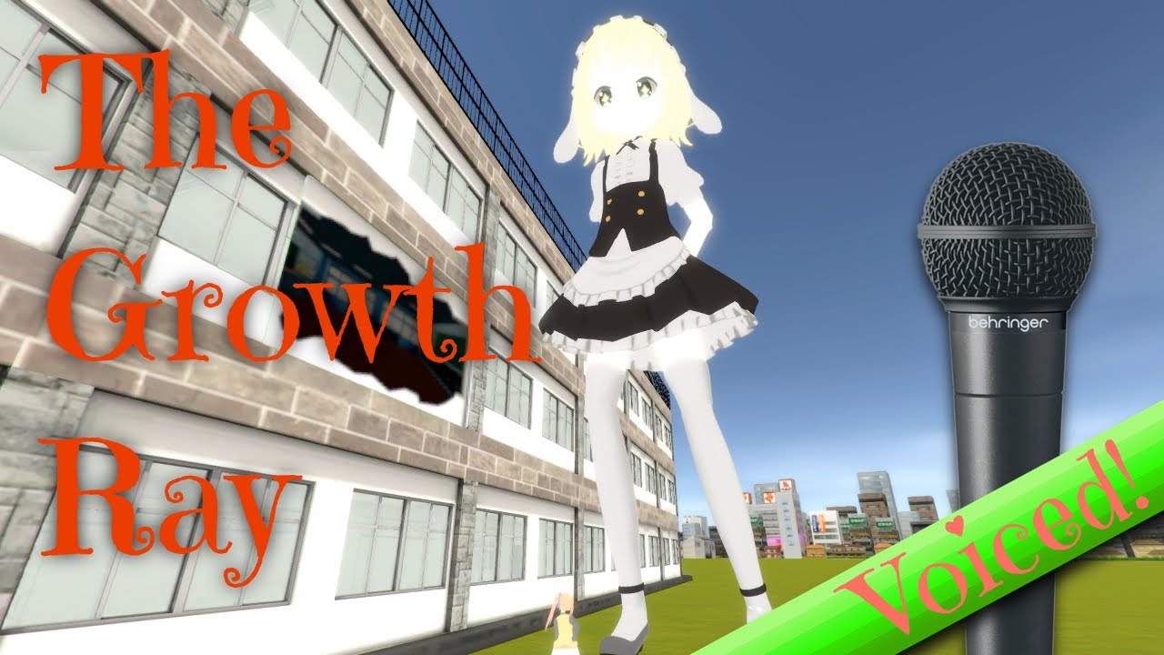 Sizebox Giantess Growth The Growth Ray Voiced Youtube
