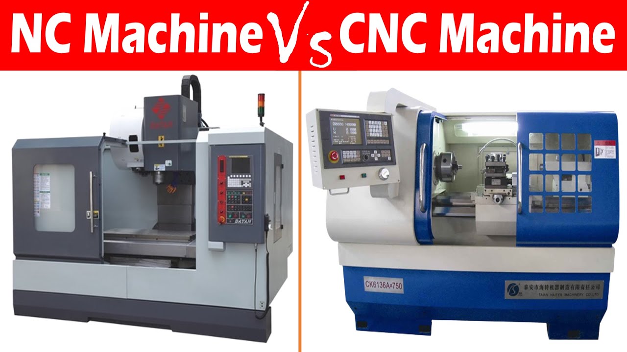 Differences Between Nc And Cnc Machine Youtube