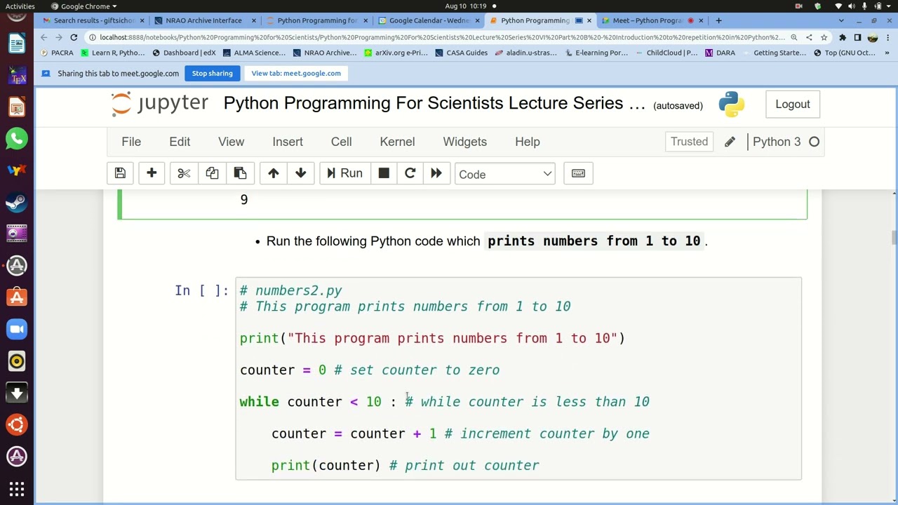 Introduction To Repetition In Python Programming Language Youtube