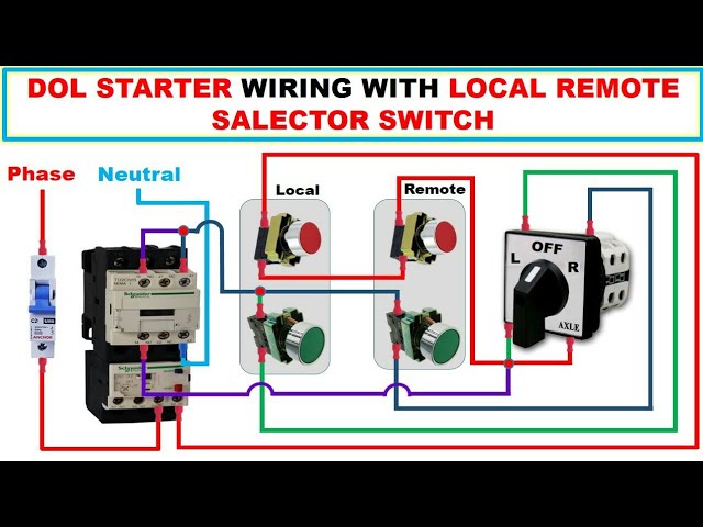 Local Remote Selector Switch Wiring Diagram