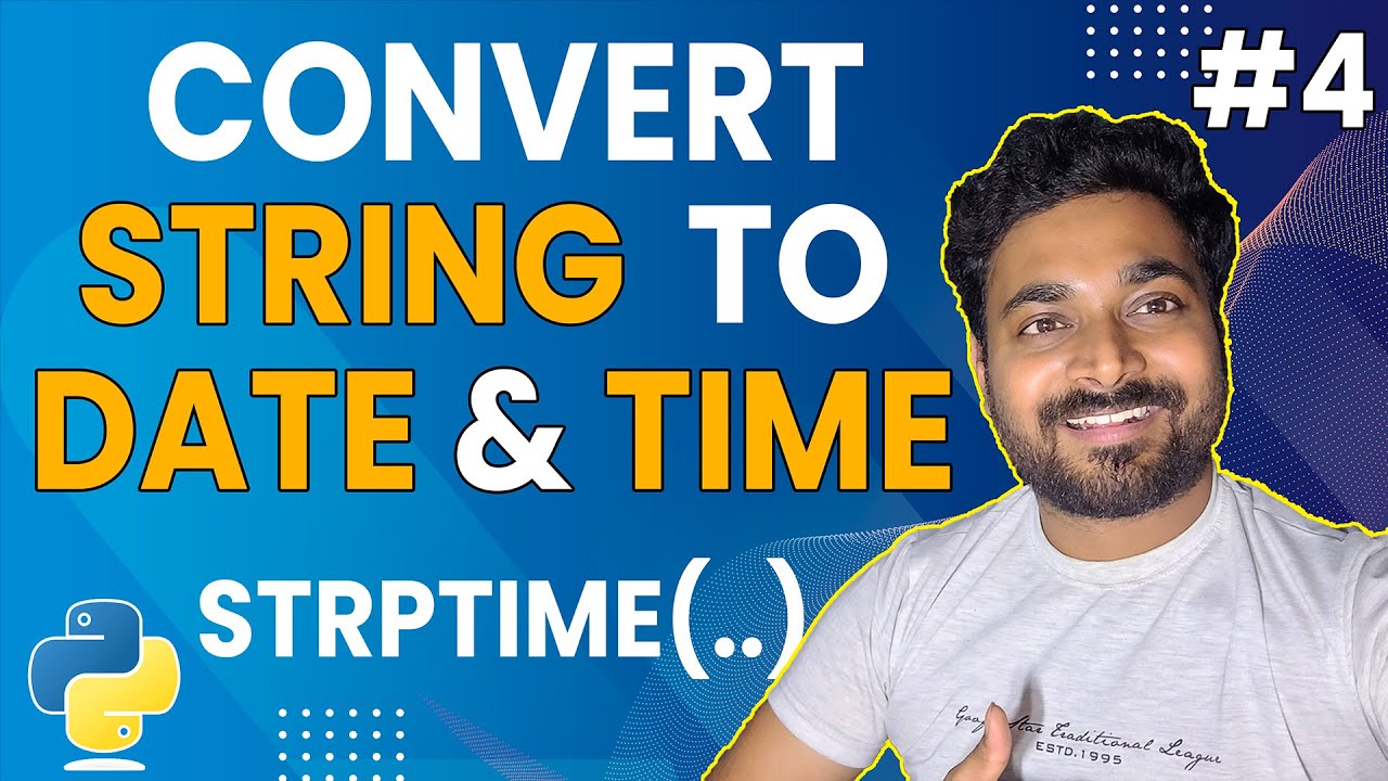 Python Datetime Strptime Function Part 4 Youtube