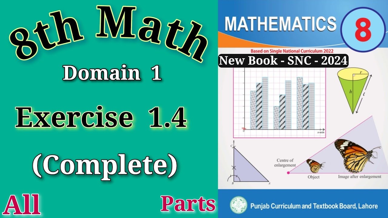8th Class Math Chapter 1 Exercise 1 4 Class 8 Math New Book Exercise