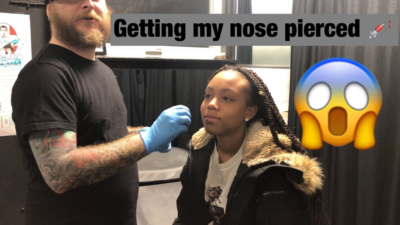 Getting My Nose Pierced Youtube