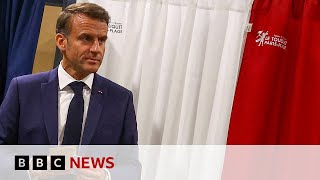 French President Emmanuel Macron Calls Snap Parliament Election Bbc ...