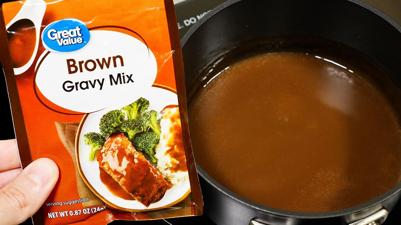 How To Cook Brown Gravy Mix