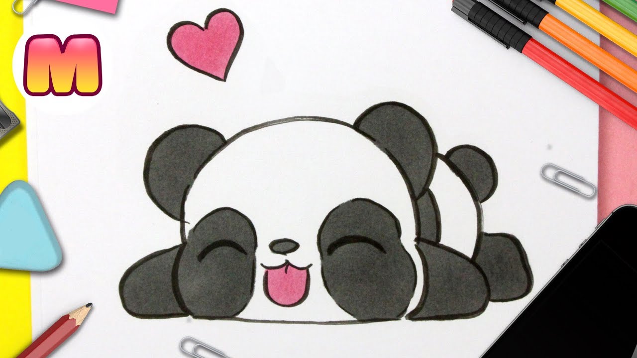 Como Dibujar Un Panda Kawaii Paso A Paso Dibujos Kawaii Fáciles Youtube