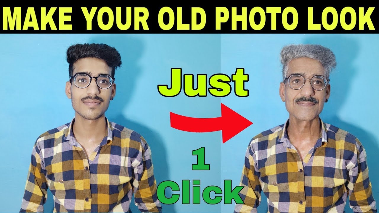 How To Make Your Old Face Look In 1 Click рџ ґold Age Effect Photo Editor