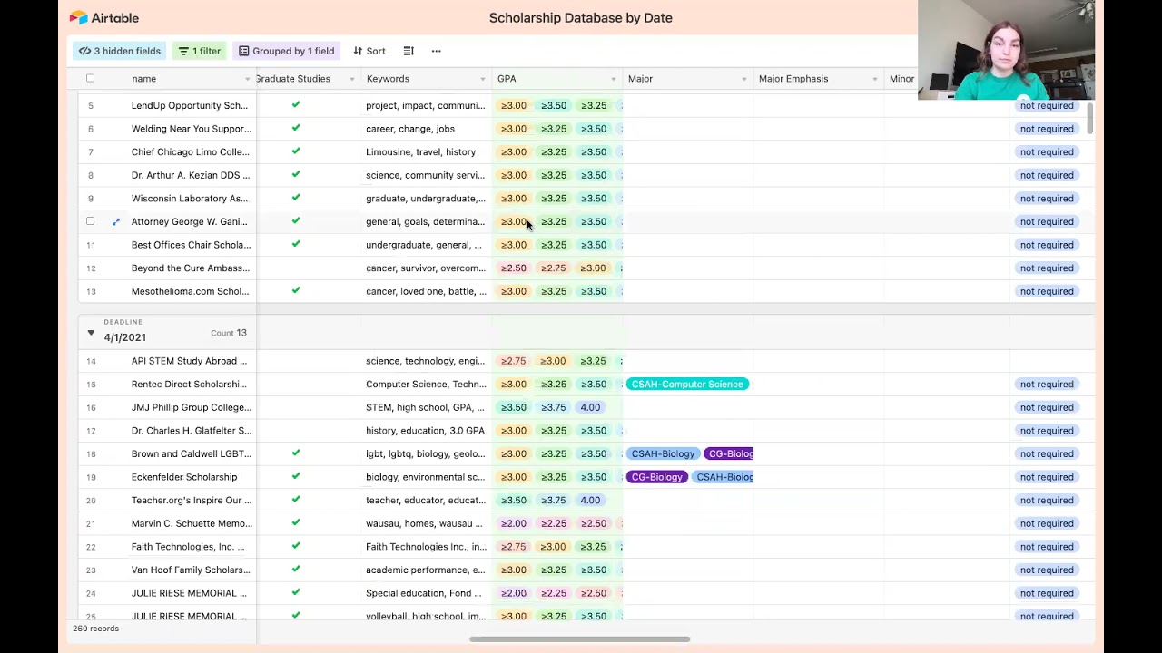 Airtable Instructional Video Youtube