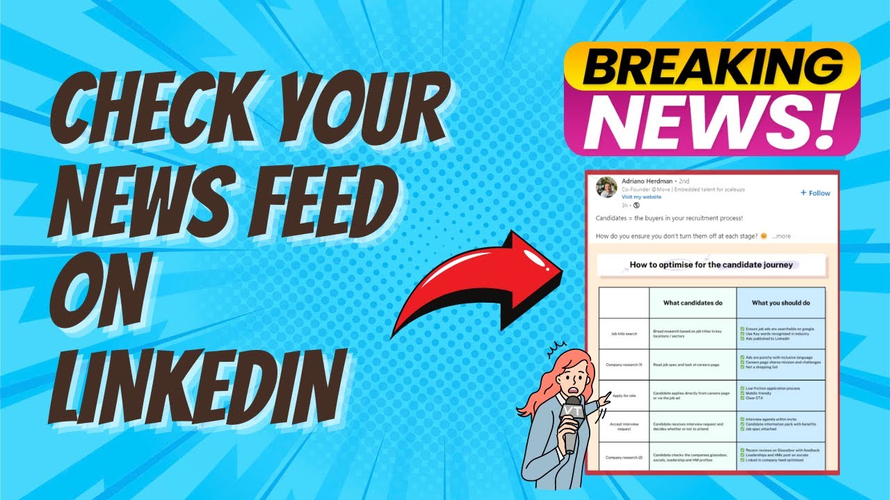 How To Check News Feed On Linkedin Your Linkedin Newsfeed Youtube